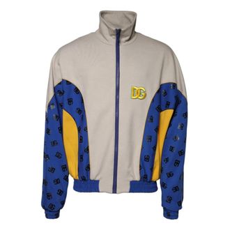 Dolce & Gabbana Multicolor Bomberjacke mit durchgehendem Rei&szlig;verschluss - - Jackets - Herren - Mehrfarbig - XL