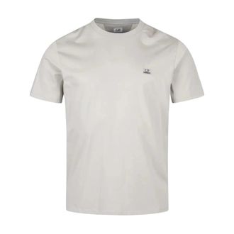 C.P. Company 30/1 Jersey Kurzarm Grafik T-Shirt - - Tops - Herren - Grau - L