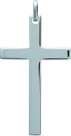 Brillaxis Pendentif croix argent rhodi&eacute; 925/1000