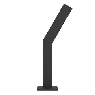 Eglo LED Sockelleuchte au&szlig;en Ugento, Au&szlig;enleuchte stehend, Au&szlig;enbeleuchtung f&uuml;r Garten und Terrasse, Au&szlig;enlampeaus Metall in Schwarz, IP44, H 36 cm, warmwe