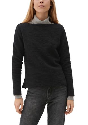 s.Oliver Sweatshirt mit Musterstruktur