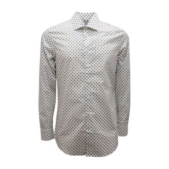 Etro Italienisches Stilhemd mit Fantasiemuster - - Shirts - Herren - Wei&szlig; - 2XL