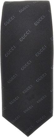 Gucci Gucci motif silk necktie Man One Size