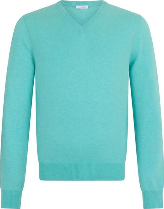Malo V-neck sweater - Blau