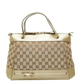 Gucci Sac cabas vintage Pre-owned - Femme - Pre-owned - Beige - Taille: ONE Size