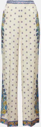 Etro Bedruckte High-Rise-Hose