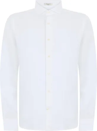 GANT Homme, Chemises, Blanc, Taille: XL Reg Linen Shirt