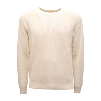 Sun 68 Wollmischpullover in Wei&szlig; - - Knitwear - Herren - Wei&szlig; - S