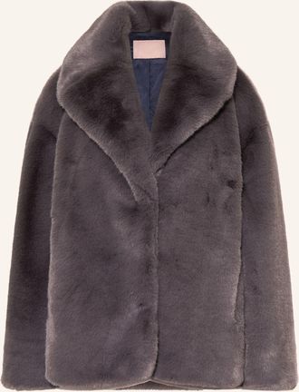 Ted Baker Kunstfell-Jacke Fiela grau