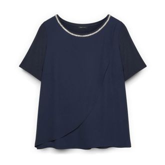 Fiorella Rubino Damen, Oberteile, Blau, XLGr&ouml;&szlig;e