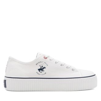 Beverly Hills Polo Club Sneakers aus Stoff Beverly Hills Polo Club BHPC027M Wei&szlig;