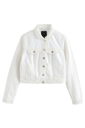 Next Jeansjacke Trucker-Jeansjacke f&uuml;r eine gr&ouml;&szlig;ere Oberweite (1-St)