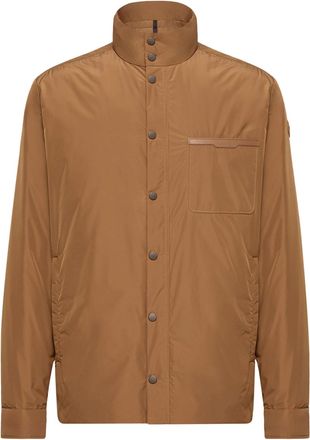 Moncler Moncler Doudoune Courte Yndale, Homme, Marron, Taille: 0