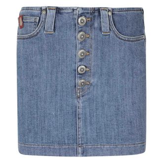 Dondup G660B Jupe en jean - Femme - Jupes - Bleu - Taille: W30