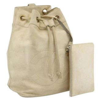 Chanel Sac seau d&eacute;paule Vintage Pre-owned - Femme - Pre-owned - Beige - Taille: ONE Size