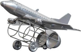Generic Flugzeugf&ouml;rmiges Weinregal, Kreativer Flaschenhalter, Robust und Langlebig, Retro und Stilvoll, Bar-/Wohndekoration & Geschenk f&uuml;r Luftfahrtbegeistert