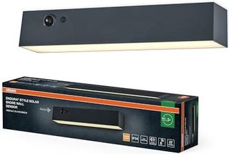 Osram Endura Style Solar LED Wandleuchte Shore, 12,4W, 3000K warmweiß, 540 lm, PIR Sensor, IP54, 18 Tage