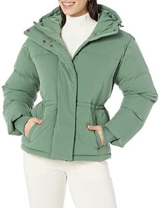 Amazon Essentials Veste matelassée taille courte pour femme (disponible en grande taille), vert sauge, taille XL