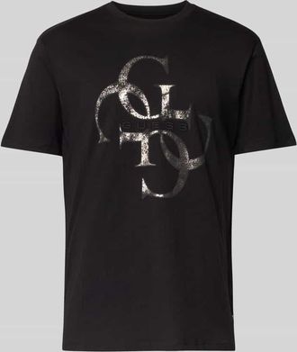 Guess T-Shirt mit Label-Detail