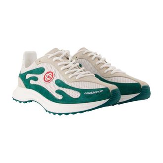 Casablanca Mens Stade Sneaker Green Synthetic
