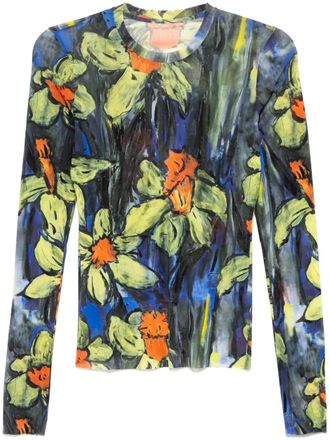 JNBY Langarmshirt mit rundem Ausschnitt - Blau