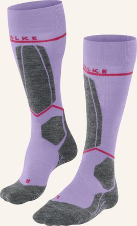 Falke Skisocken sk4 Compression Light Mit Merinowolle lila