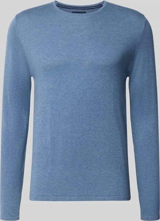 Christian Berg Strickpullover aus Baumwolle mit Rundhalsausschnitt