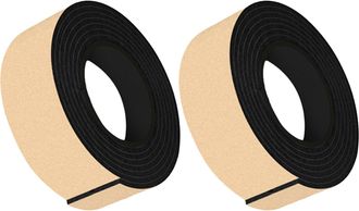 Valiclud 2 Rollen Zuschneidbare M&ouml;belgleiter Selbstklebend rutschfest Eva D&auml;mpfer Streifen Ger&auml;uschreduzierend Bodenschutz f&uuml;r Stuhl Tisch Beine Fu&szlig;leisten Zuh