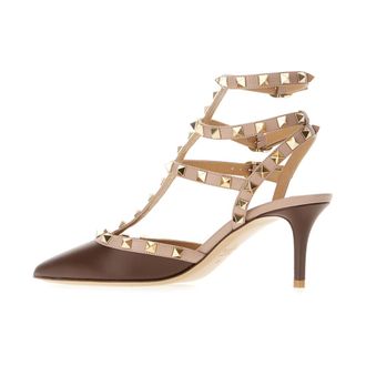 Valentino Garavani Femme, Chaussures, Brun, Taille: 38 EU Rockstud Pump