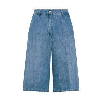 Seventy Femme, Shorts, Bleu, Taille: 44 FR Button Shorts