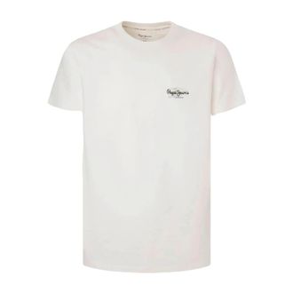 Pepe Jeans London T-Shirt - - Tops - Herren - Wei&szlig; - 2XL