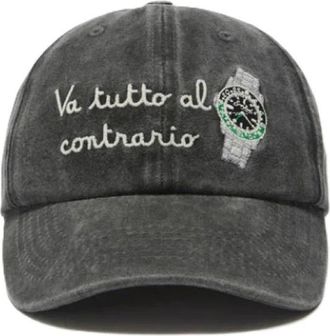MC2 Saint Barth Femme, Accessoires, Gris, Taille: ONE Size Davis N Hat Denim