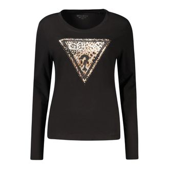 Guess Langarm-T-Shirt - - Tops - Damen - Schwarzk - XS
