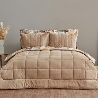 Karaca Home Lydia BEIGE CIFT KS Daily Comfort Set, Queen Set, BEIGE
