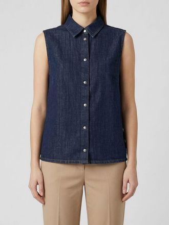 7 For All Mankind &Auml;rmelloses Denim-Hemd