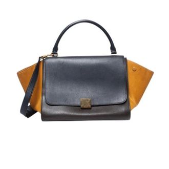 Celine Sac &agrave; main Trapeze Tricolore Pre-owned - Femme - Pre-owned - Noir - Taille: ONE Size