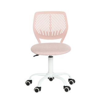 Furniture R 1 Set B&uuml;rostuhl, h&ouml;henverstellbar, Drehstuhl mit Design der R&uuml;ckenlehne mit kleinem Loch, Schreibtisch ohne Armlehnen, B&uuml;rostuhl, Schlafzimmerschreibt