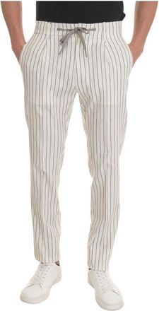 Berwick 1707 Homme, Pantalons, Multicolore, Taille: S Pantalon Spiaggia avec lien en dentelle