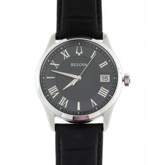 Bulova Homme, Accessoires, Noir, Taille: ONE Size Montre Wilton