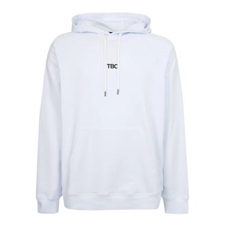 14Bros Wei&szlig;e Kapuzen-Sweatshirt mit Kordelzug - - Sweatshirts & Hoodies - Herren - Wei&szlig; - S