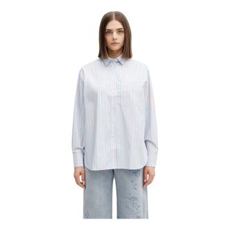 Lacoste Chemise oversize en popeline de coton - Femme - Blouses et Chemises - Multicolore - Taille: 38 FR