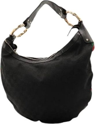Gucci Pre-owned Le Hobo Bambou - Femme - Pre-owned - Noir - Taille: ONE Size