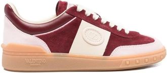 Valentino Garavani Low-Top Sneaker - Low-Top Split Calf Leather Sneakers - Gr. 36,5 (EU) - in Braun - f&uuml;r Damen