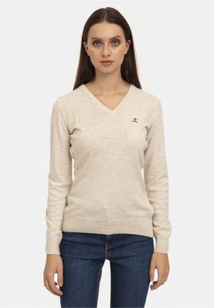 Sir Raymond Tailor Strickpullover Verty (1-tlg) mit klassischem V-Ausschnitt