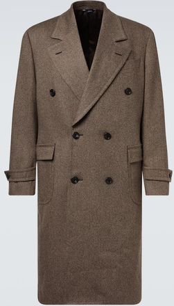 Thom Sweeney Mantel aus Woll-Twill
