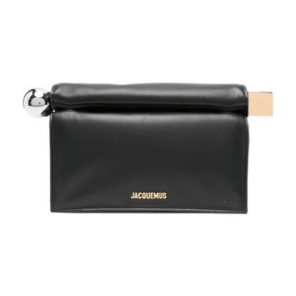 Jacquemus La Pochette Rond Carr&eacute; - - Bags - Damen - Schwarzk - ONE SIZE
