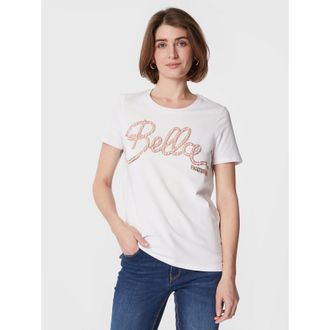 Fracomina T-Shirt FR23ST3003J401N5 Wei&szlig; Regular Fit