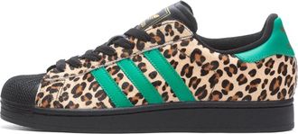 adidas Homme, Sport, Multicolore, Taille: 39 1/3 EU Superstar II Leopard Green