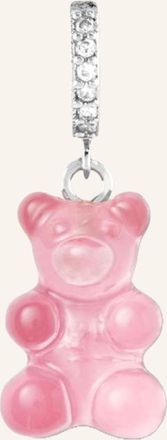 Crystal Haze Crystal Haze Single-Ohrring Bubblegum Nostalgia Bear Hoop By Glambou rosa