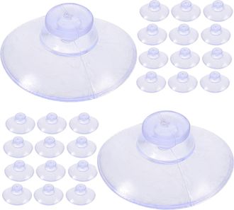 Soimiss 300 St&uuml;ck Transparente Saugn&auml;pfe &Oslash; 20mm Wiederverwendbare Glassaugn&auml;pfe mit Starkem Halt Bohrfreie Montage f&uuml;r Fenster K&uuml;che und Haushalt